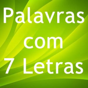 Palavras com 6 Letras