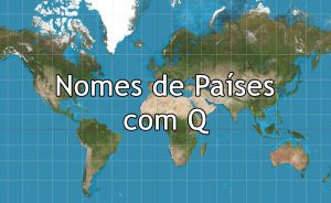 Nomes de Países com Q