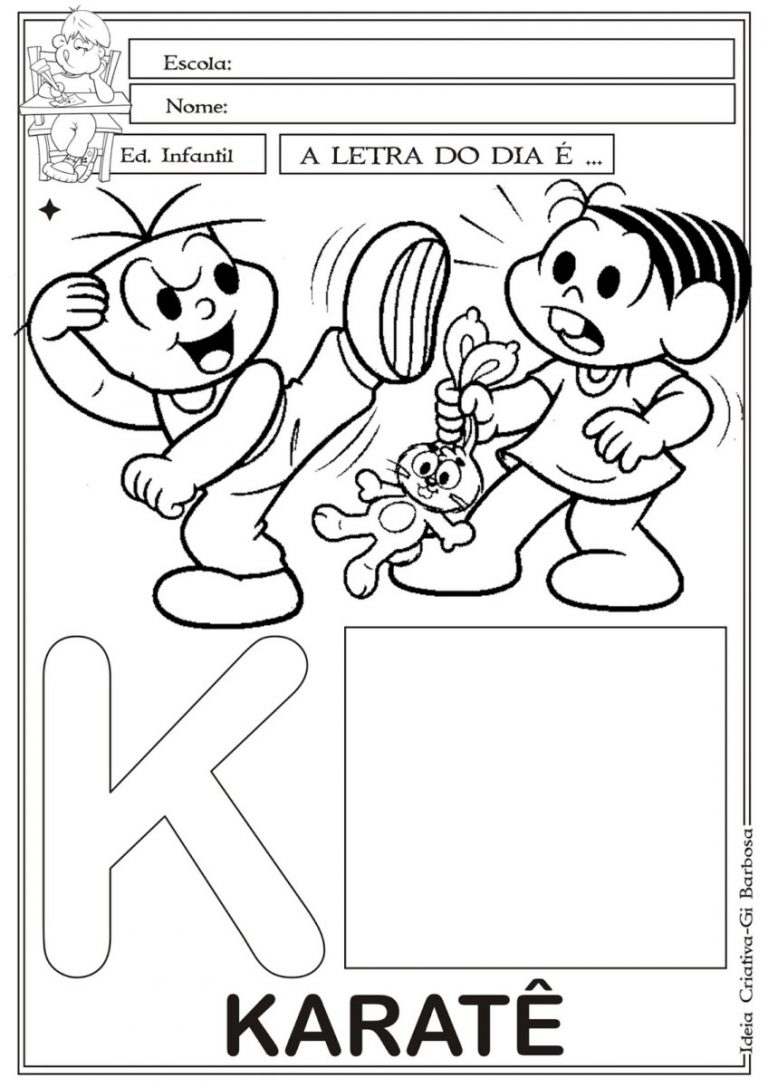 Atividades com a Letra K