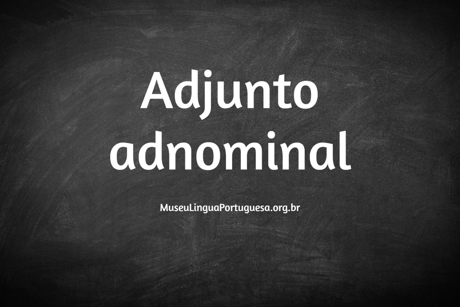 Adjunto adnominal
