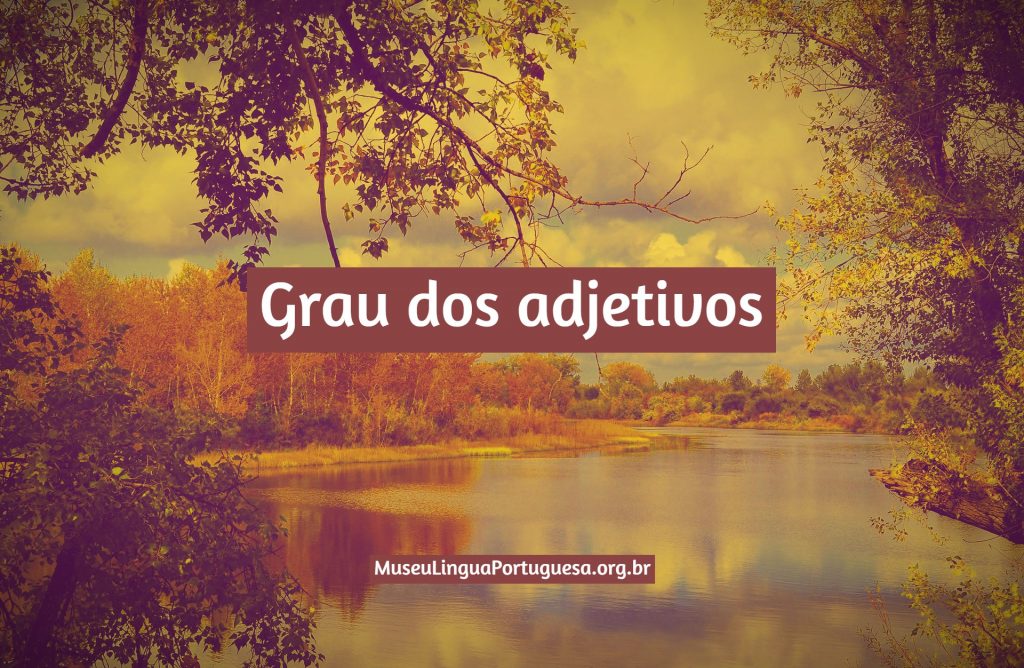 Grau dos adjetivos – Museu Língua Portuguesa